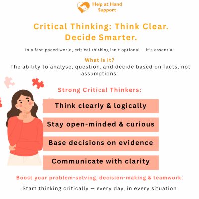 Critical Thinking for Better Life, Work, and NDIS Decisions